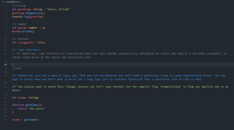 Pritam Ghosh on LinkedIn: #typescript #codingjourney #learninpublic Pritam Ghosh on LinkedIn: #typescript #codingjourney #learninpublic
