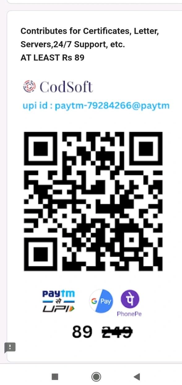 Rajat Ranjan Pratap Singh on LinkedIn: Internship Scam Alert 🚨 CodSoft ... Rajat Ranjan Pratap Singh on LinkedIn: Internship Scam Alert 🚨 CodSoft ...