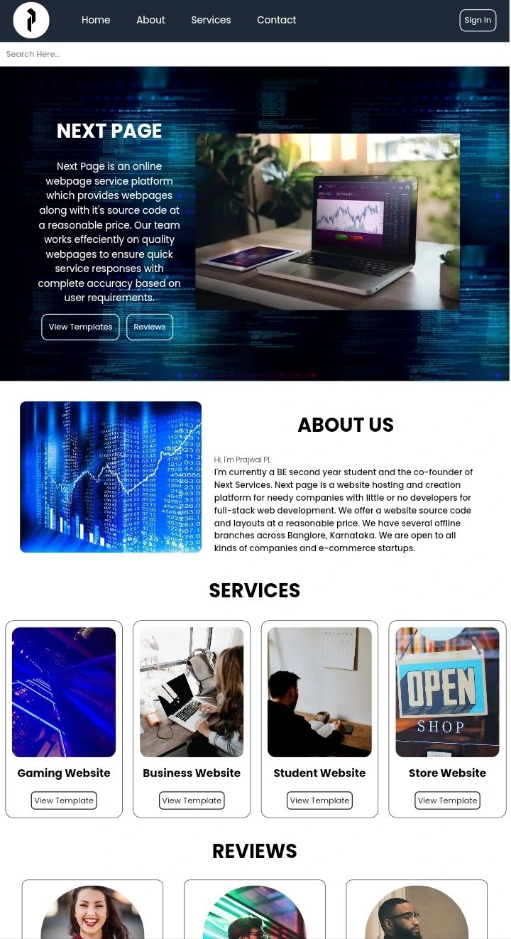 Prajwal PL on LinkedIn: PROJECT- A Front-end Web Application. Next Page ... Prajwal PL on LinkedIn: PROJECT- A Front-end Web Application. Next Page ...
