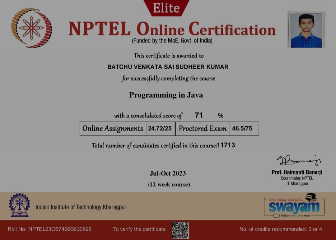 Sai Sudheer Kumar on LinkedIn: #java #programming #oops #coding # ... Sai Sudheer Kumar on LinkedIn: #java #programming #oops #coding # ...
