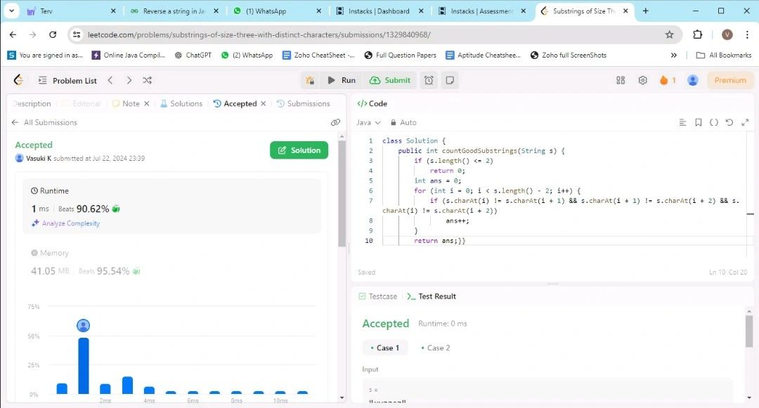 Vasuki K on LinkedIn: #codingchallenges #day23 #optimalcode #dsa # ... Vasuki K on LinkedIn: #codingchallenges #day23 #optimalcode #dsa # ...