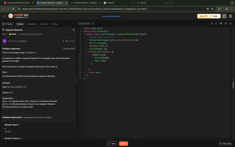 Aritra Ray on LinkedIn: #100daysofcode #dsa #striver #development Aritra Ray on LinkedIn: #100daysofcode #dsa #striver #development