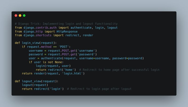 Sriram Raavi on LinkedIn: Day 22/60: This Django code demonstrates the ... Sriram Raavi on LinkedIn: Day 22/60: This Django code demonstrates the ...