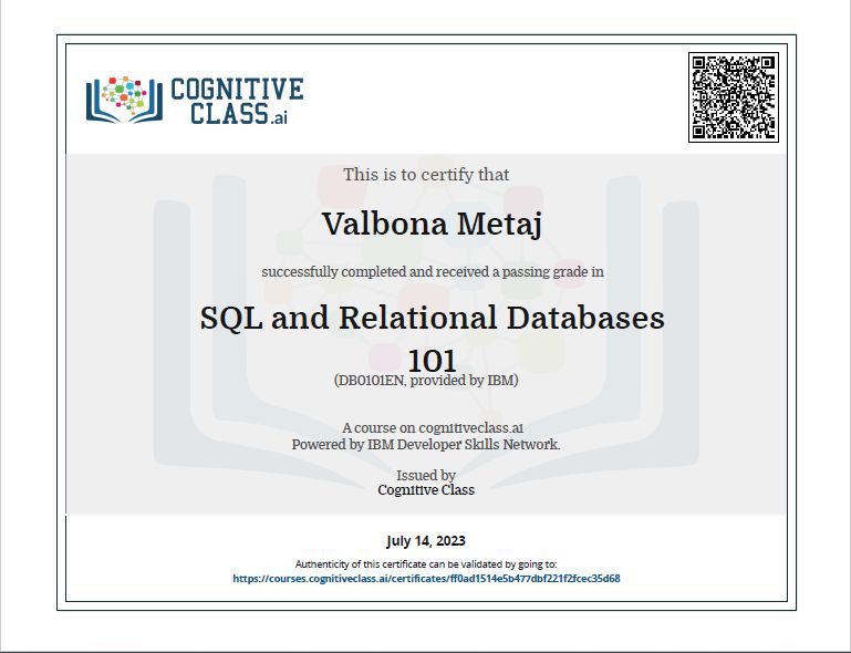 Valbona Metaj, Ph.D. on LinkedIn: #sqldba #sql #databases # ... Valbona Metaj, Ph.D. on LinkedIn: #sqldba #sql #databases # ...