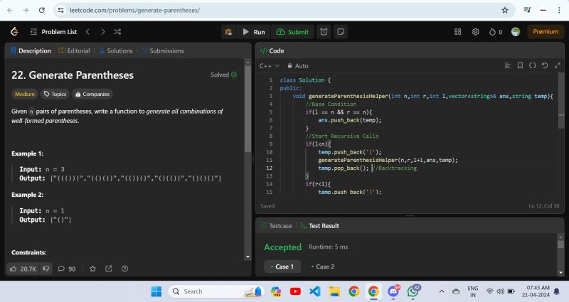 Bhargava Satish Jakilinki on LinkedIn: #100dayschallenge #leetcode # ... Bhargava Satish Jakilinki on LinkedIn: #100dayschallenge #leetcode # ...