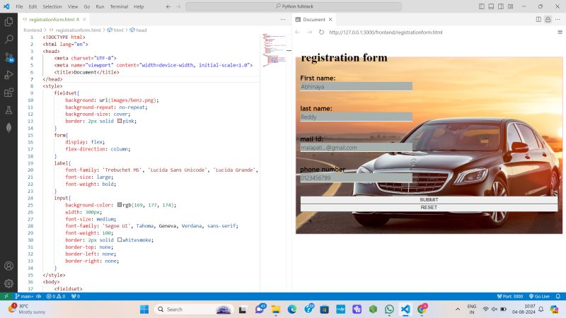 Abhinaya Reddy Malapati on LinkedIn: #html #css #pythonfullstack # ... Abhinaya Reddy Malapati on LinkedIn: #html #css #pythonfullstack # ...