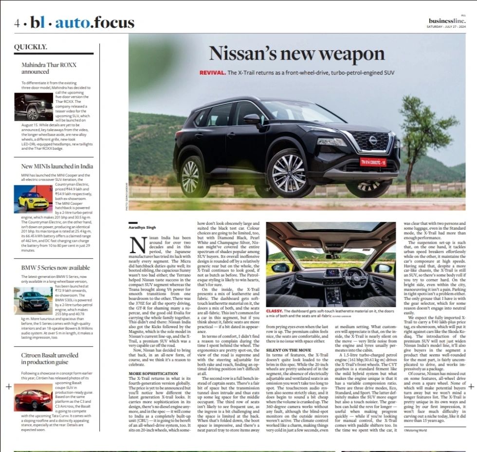Aaradhya Singh on LinkedIn: #carreview #newspaper #thehindu # ... Aaradhya Singh on LinkedIn: #carreview #newspaper #thehindu # ...