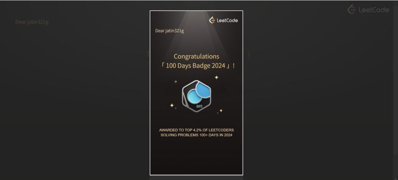 Jatin Gupta on LinkedIn: #leetcode #100daysofcode #50daysofcode # ... Jatin Gupta on LinkedIn: #leetcode #100daysofcode #50daysofcode # ...