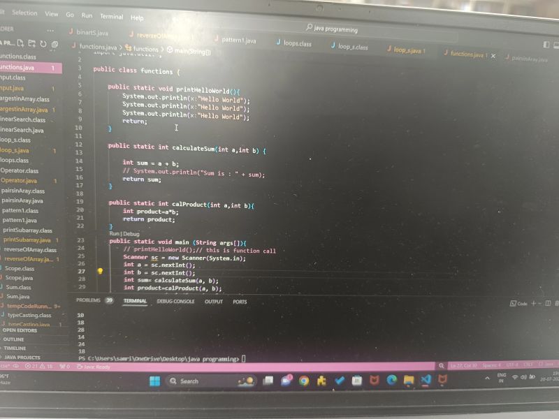 Samridhi Tiwari on LinkedIn: #java #programming #learningjourney # ... Samridhi Tiwari on LinkedIn: #java #programming #learningjourney # ...