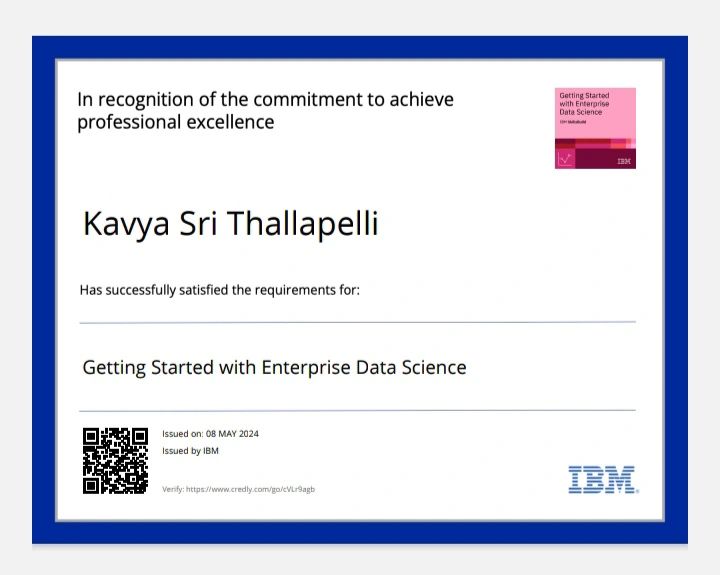 Thallapelli Kavya sri on LinkedIn: #ibm #data Thallapelli Kavya sri on LinkedIn: #ibm #data