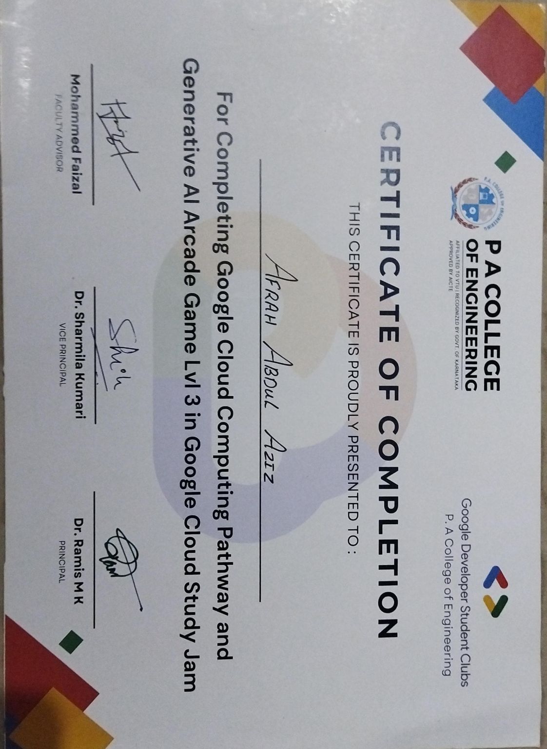 AFRAH ABDUL AZIZ on LinkedIn: I'm excited to share that I've received ... AFRAH ABDUL AZIZ on LinkedIn: I'm excited to share that I've received ...