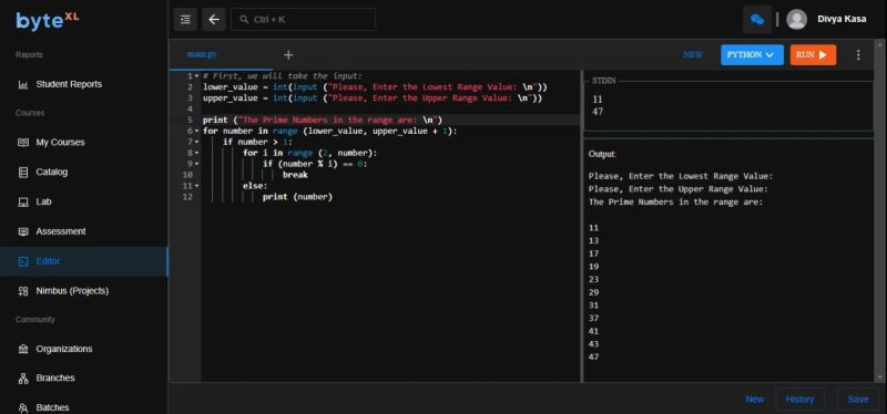 Divya Kasa on LinkedIn: #codingchallenge #python #primenumbers # ... Divya Kasa on LinkedIn: #codingchallenge #python #primenumbers # ...