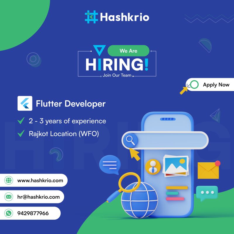 HR Hashkrio Tech on LinkedIn: #hiring #flutter #flutterdeveloper # ... HR Hashkrio Tech on LinkedIn: #hiring #flutter #flutterdeveloper # ...