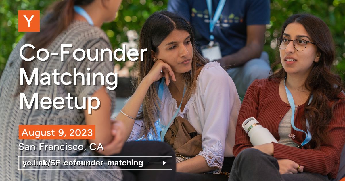 Kevin McGowan on LinkedIn: YC Co-Founder Matching August SF Meetup ... Kevin McGowan on LinkedIn: YC Co-Founder Matching August SF Meetup ...