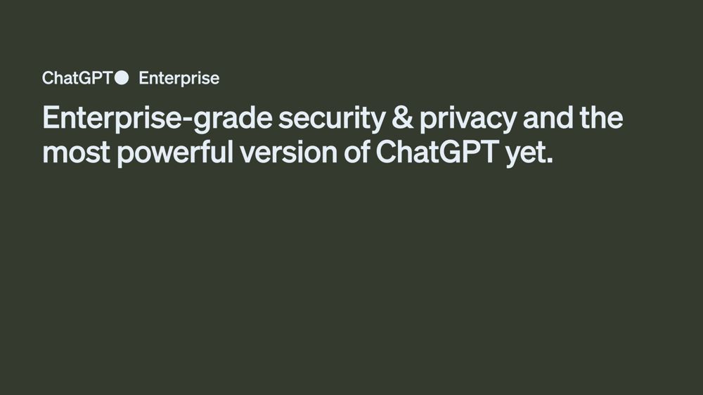 AIPressRoom on LinkedIn: Introducing ChatGPT Enterprise AIPressRoom on LinkedIn: Introducing ChatGPT Enterprise