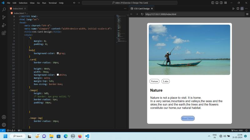 Designing a web card using HTML and CSS | PRATHMESH CHAUHAN posted on ... Designing a web card using HTML and CSS | PRATHMESH CHAUHAN posted on ...