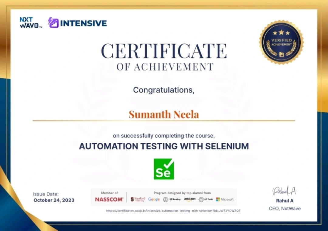 Sumanth Neela posted on LinkedIn Sumanth Neela posted on LinkedIn