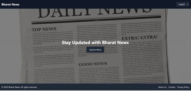 Aditya Bharadwaj on LinkedIn: #newswebsite #reactjs #nodejs #expressjs ... Aditya Bharadwaj on LinkedIn: #newswebsite #reactjs #nodejs #expressjs ...