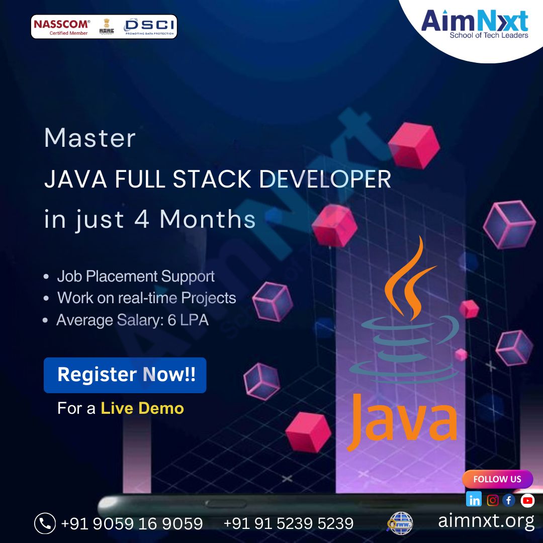 Join AimNxt's Java Full Stack course | AimNxt EdTech posted on the ... Join AimNxt's Java Full Stack course | AimNxt EdTech posted on the ...