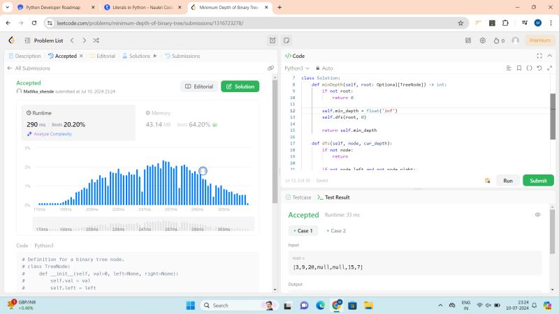 Mallika Shende on LinkedIn: #100daysofcode #python #dsa #leetcode # ... Mallika Shende on LinkedIn: #100daysofcode #python #dsa #leetcode # ...