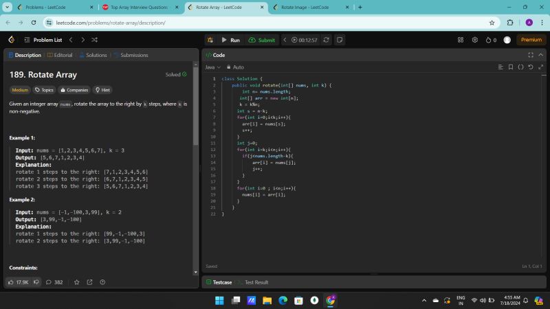 Akshar Tamboli on LinkedIn: #day38 #100daysofcoding #leetcode Akshar Tamboli on LinkedIn: #day38 #100daysofcoding #leetcode