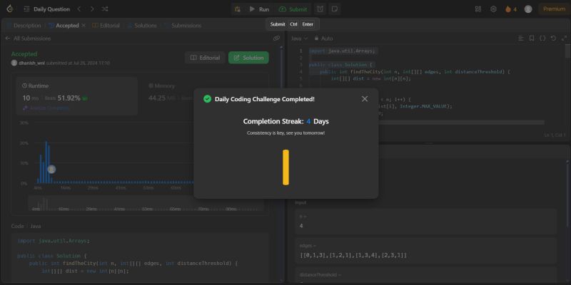 Dhanish Ahmed on LinkedIn: #leetcode #50dayschallenge #coding # ... Dhanish Ahmed on LinkedIn: #leetcode #50dayschallenge #coding # ...