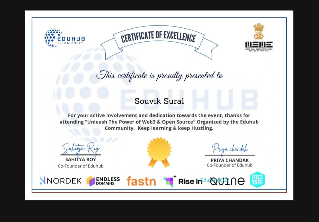 Souvik Sural on LinkedIn: #connections #opensource #blockchain #web3 # ... Souvik Sural on LinkedIn: #connections #opensource #blockchain #web3 # ...