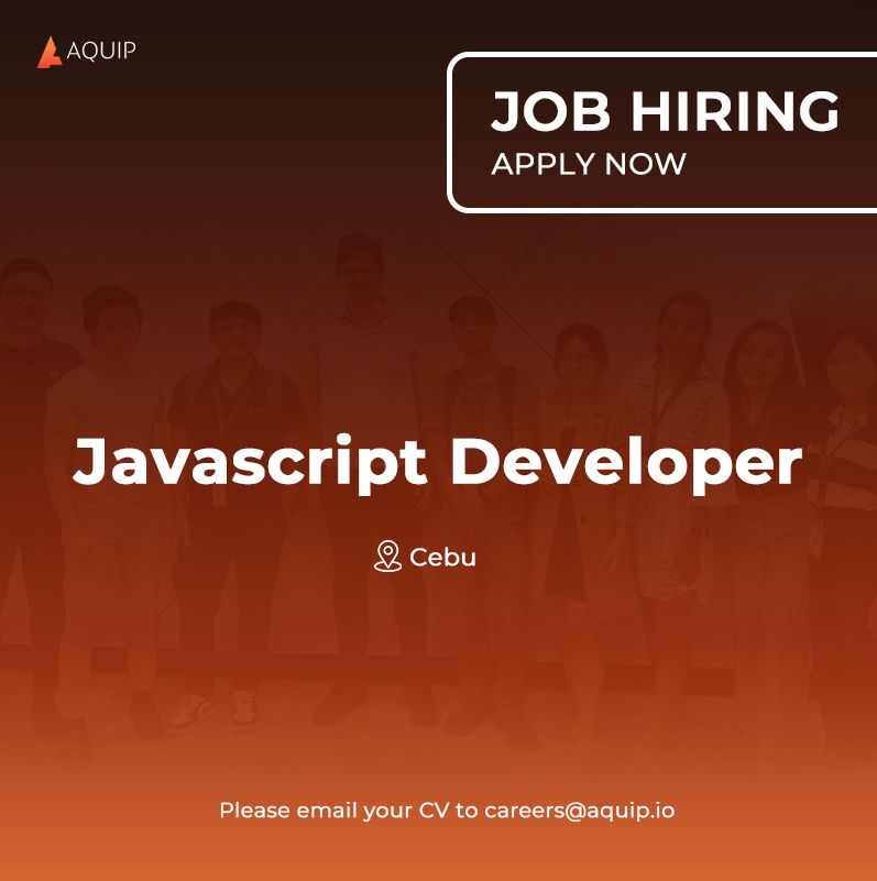 Aquip.io on LinkedIn: #javascriptdeveloper #webdevelopment #javascript ... Aquip.io on LinkedIn: #javascriptdeveloper #webdevelopment #javascript ...