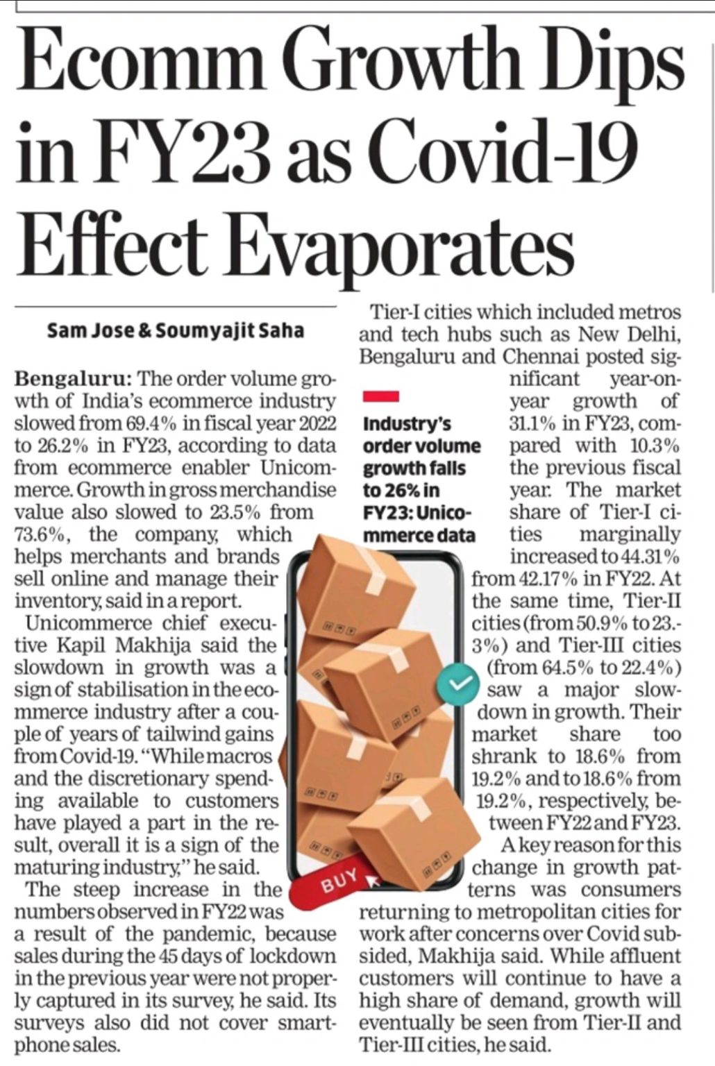 Sam Jose on LinkedIn: India's E-commerce growth slows from FY22 as the ... Sam Jose on LinkedIn: India's E-commerce growth slows from FY22 as the ...