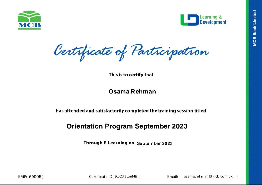 Osama Rehman on LinkedIn: Alhamdullilah successfully completed ... Osama Rehman on LinkedIn: Alhamdullilah successfully completed ...