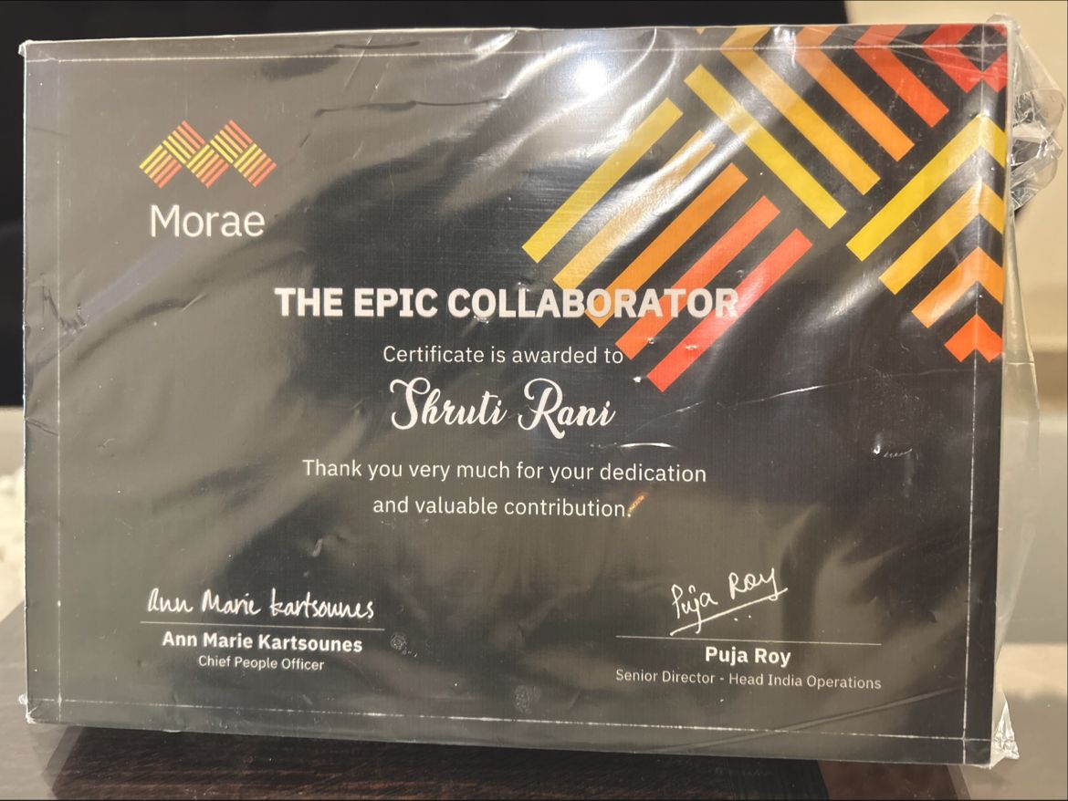 Shruti Rani on LinkedIn: I am exceedingly honoured to express that I ... Shruti Rani on LinkedIn: I am exceedingly honoured to express that I ...