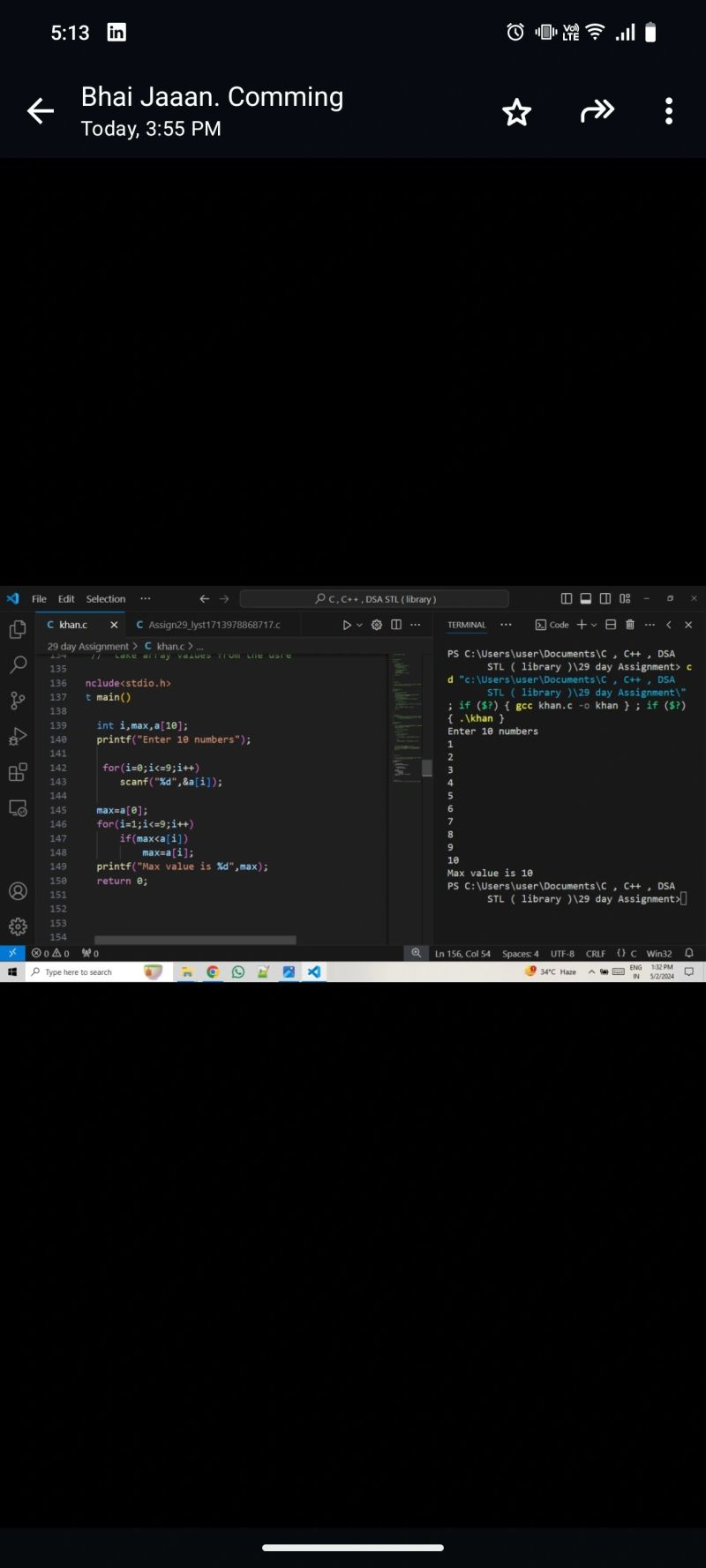 Shahnawaj Khan on LinkedIn: Arrays topic problem solved question solved Shahnawaj Khan on LinkedIn: Arrays topic problem solved question solved