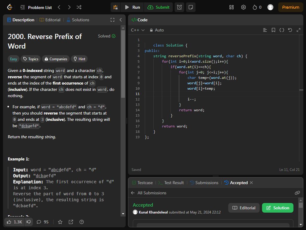 Kunal Khandelwal on LinkedIn: #100daysofcode #leetcode #connect ... Kunal Khandelwal on LinkedIn: #100daysofcode #leetcode #connect ...