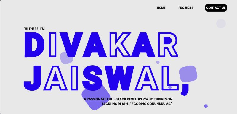 Divakar Jaiswal on LinkedIn: #webdev #portfolio #learningjourney # ... Divakar Jaiswal on LinkedIn: #webdev #portfolio #learningjourney # ...