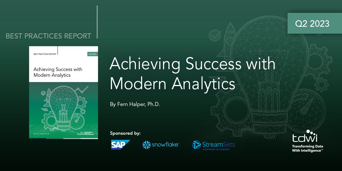 TDWI on LinkedIn: TDWI Best Practices Report | Achieving Success with ... TDWI on LinkedIn: TDWI Best Practices Report | Achieving Success with ...