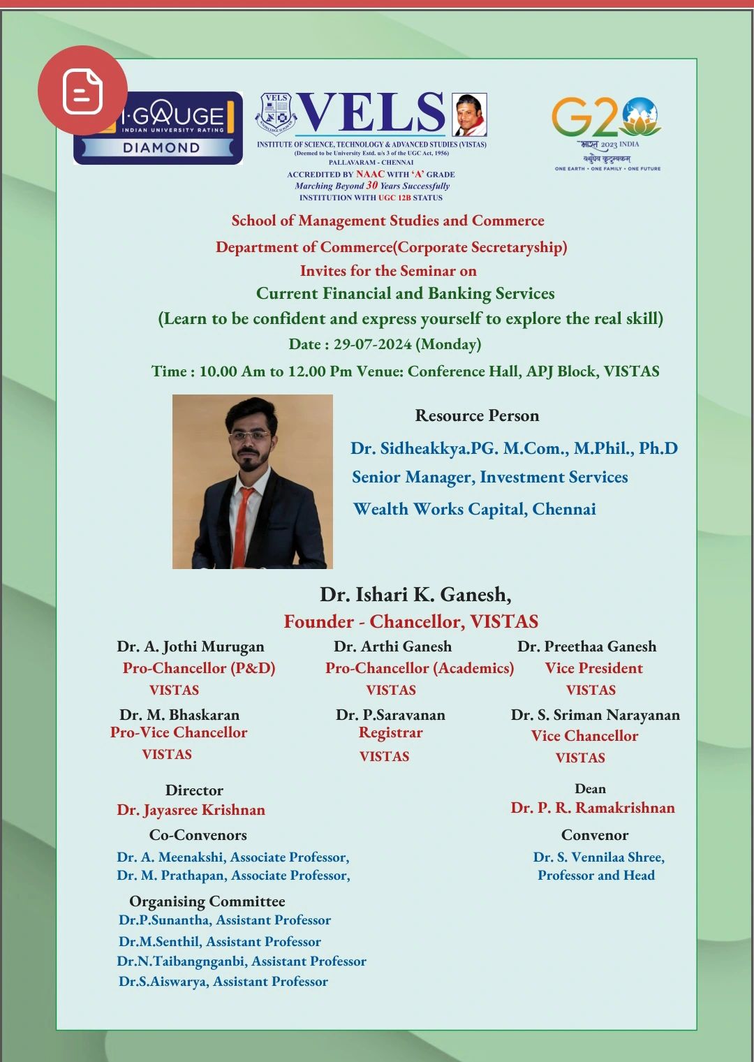 Dr. A. Meenakshi Arumugam on LinkedIn: completed today s event successfully Dr. A. Meenakshi Arumugam on LinkedIn: completed today s event successfully