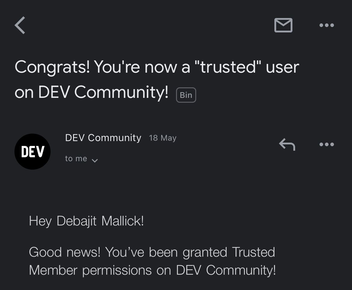 Debajit Mallick on LinkedIn: #devcommunity Debajit Mallick on LinkedIn: #devcommunity