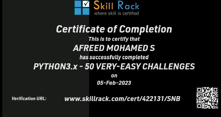 AFREED MOHAMED .S posted on LinkedIn AFREED MOHAMED .S posted on LinkedIn