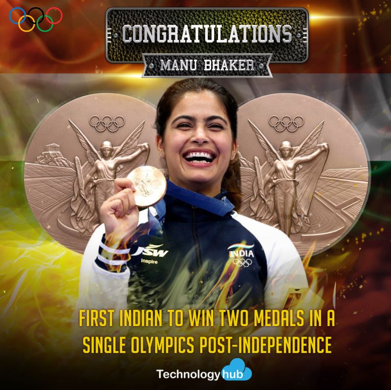 Technology Hub Inc on LinkedIn: #manubhaker #parisolympics #bronzemedal ... Technology Hub Inc on LinkedIn: #manubhaker #parisolympics #bronzemedal ...