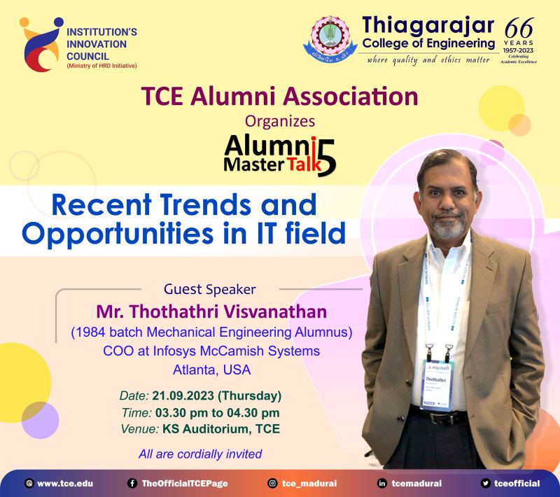 Thiagarajar College of Engineering on LinkedIn: #tce # ... Thiagarajar College of Engineering on LinkedIn: #tce # ...