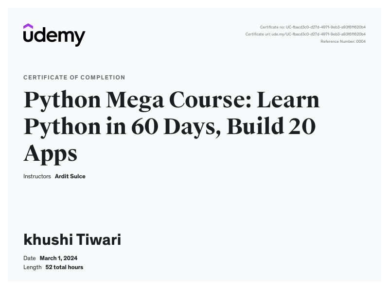 Khushi Tiwari on LinkedIn: #python #programming #techskills Khushi Tiwari on LinkedIn: #python #programming #techskills