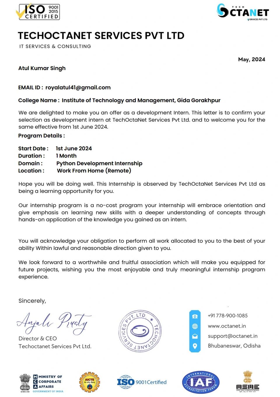 Atul Kumar Singh on LinkedIn: Hello Connections, Excited to share some ... Atul Kumar Singh on LinkedIn: Hello Connections, Excited to share some ...