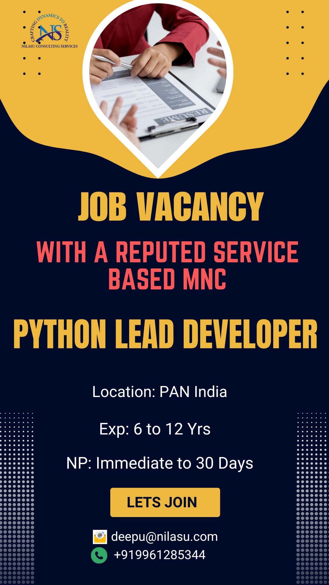 Deepu Thomas on LinkedIn: #hiring #pythondeveloper #django #oopsconcept ... Deepu Thomas on LinkedIn: #hiring #pythondeveloper #django #oopsconcept ...