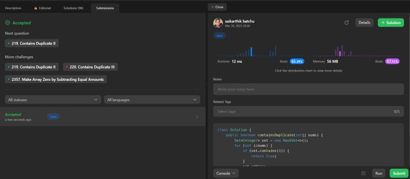 SaiKarthik B. on LinkedIn: #100daysofcodechallenge #leetcode # ... SaiKarthik B. on LinkedIn: #100daysofcodechallenge #leetcode # ...