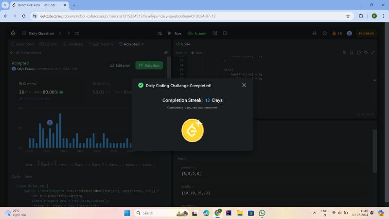 KOTHA SATYA PRANAY on LinkedIn: #leetcode #coding #programming # ... KOTHA SATYA PRANAY on LinkedIn: #leetcode #coding #programming # ...