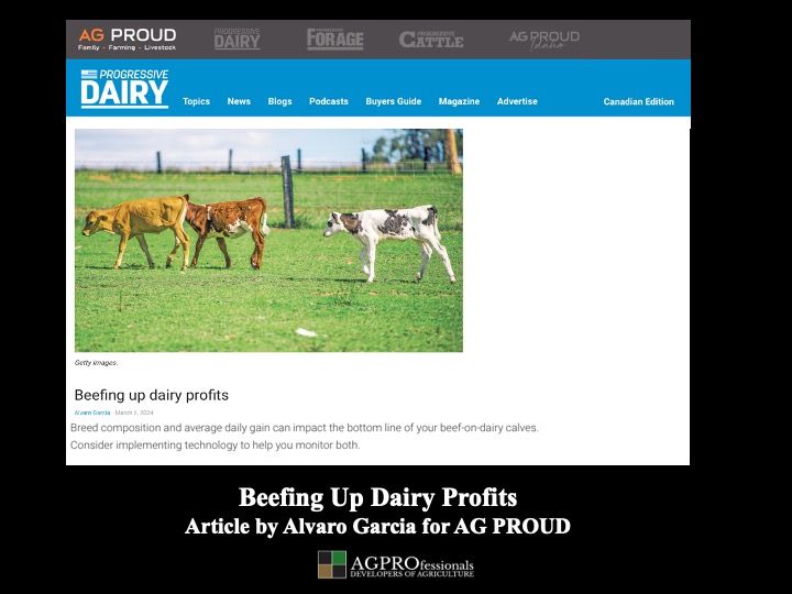 AGPROfessionals on LinkedIn: Beefing Up Dairy Profits Article by Alvaro ... AGPROfessionals on LinkedIn: Beefing Up Dairy Profits Article by Alvaro ...