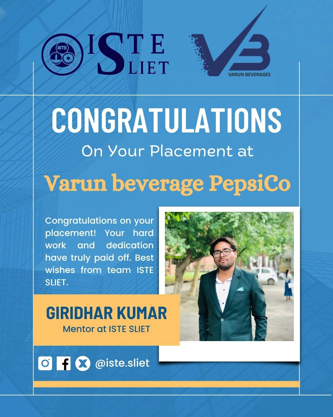 INDIAN SOCIETY FOR TECHNICAL EDUCTION on LinkedIn: Congratulations ... INDIAN SOCIETY FOR TECHNICAL EDUCTION on LinkedIn: Congratulations ...
