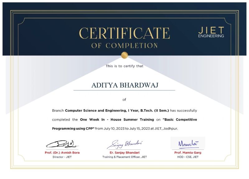 Aaditya Bhardwaj on LinkedIn: #competitiveprogramming #cplusplus # ... Aaditya Bhardwaj on LinkedIn: #competitiveprogramming #cplusplus # ...