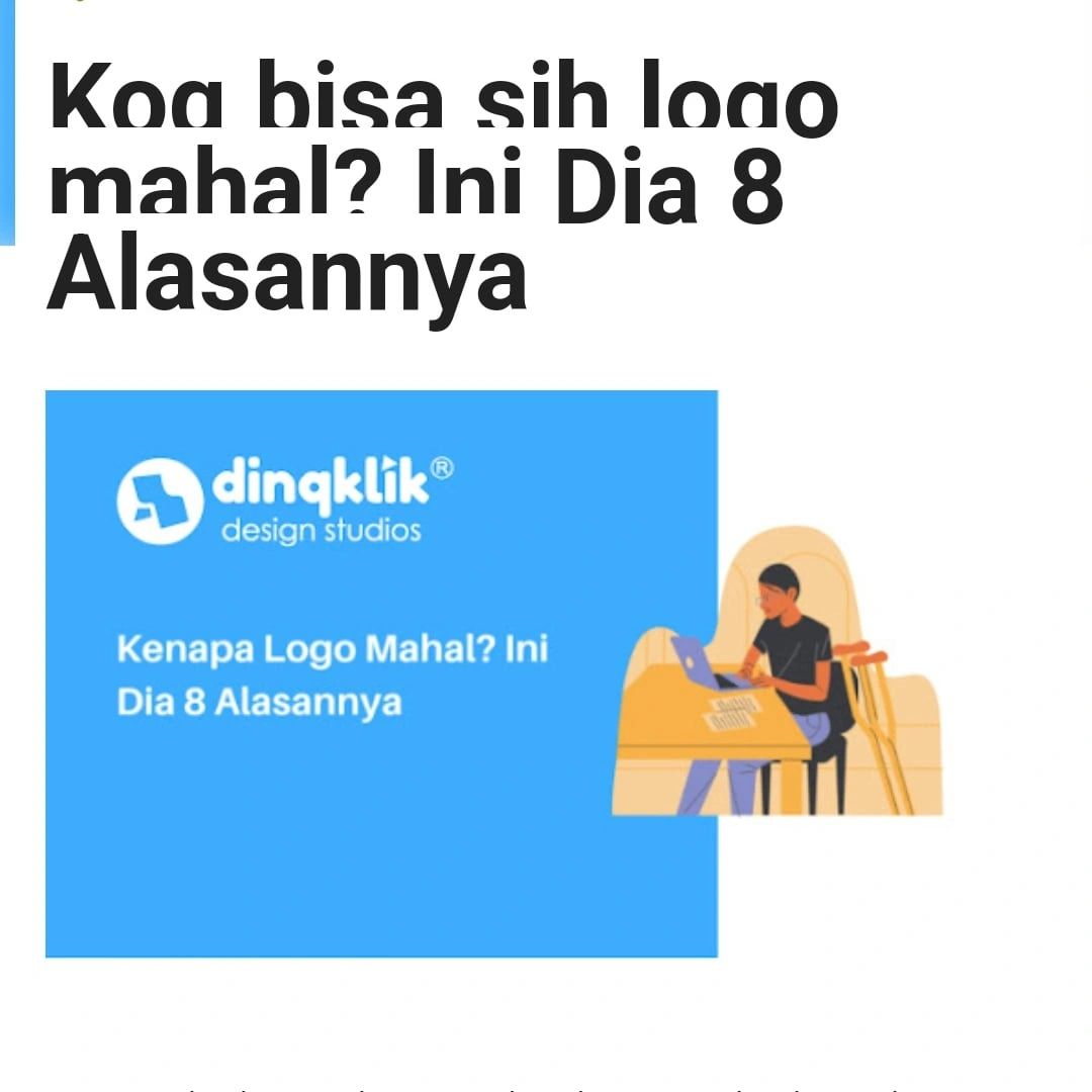 Dingklik Design Studios on LinkedIn: Banyak yang bilang kenapa sih ... Dingklik Design Studios on LinkedIn: Banyak yang bilang kenapa sih ...