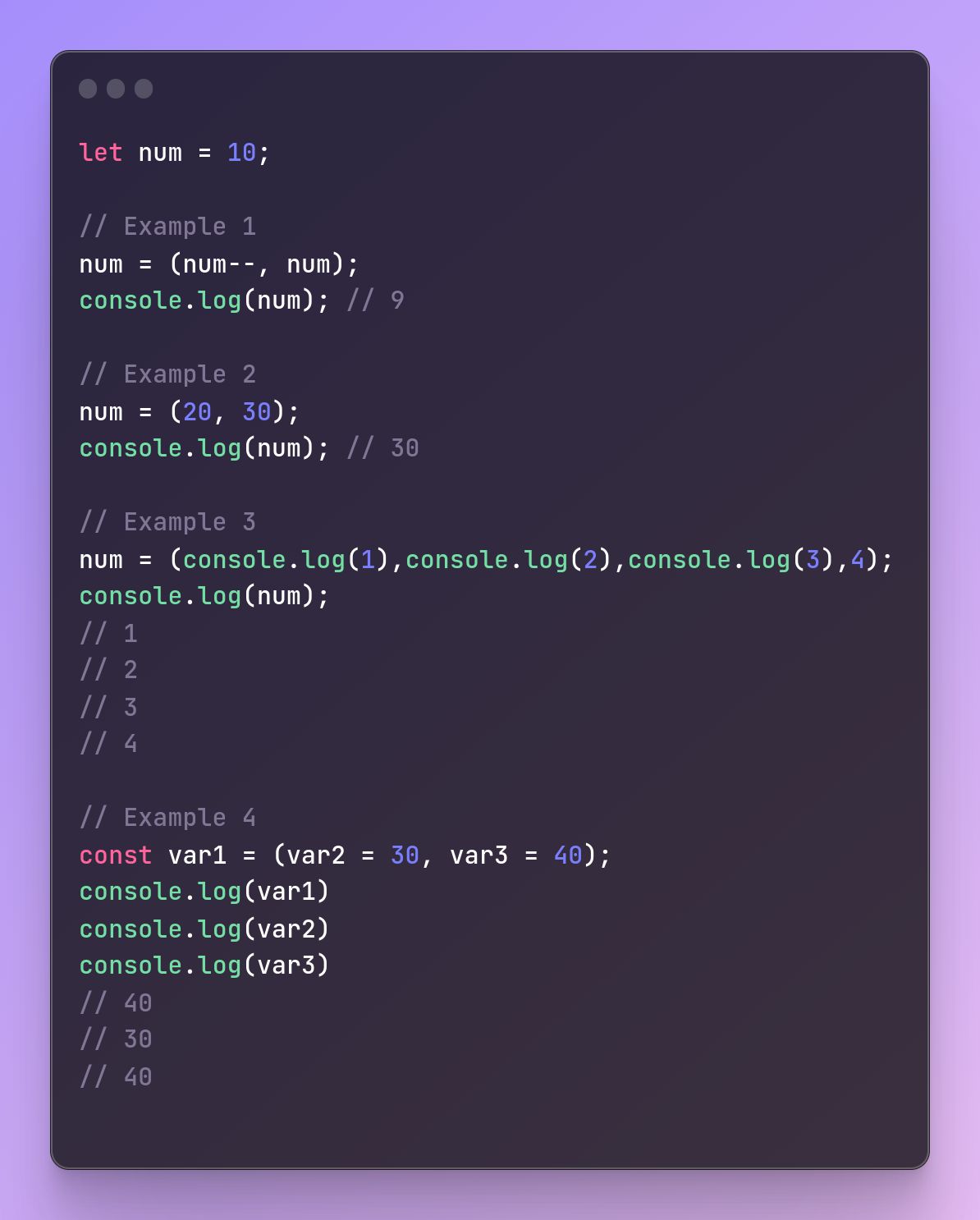 Vidhya B on LinkedIn: The use of the comma operator - Comma operator ... Vidhya B on LinkedIn: The use of the comma operator - Comma operator ...